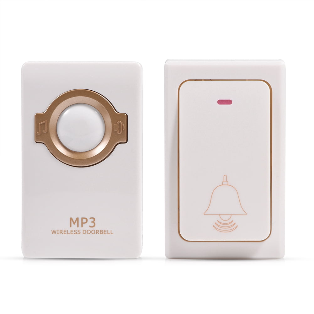 Self-Powered Wireless Music Doorbell with AC85~260V US Plug Receiver ...