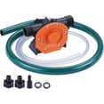 Self Priming Water Drill Pump Attachment with Suction and Discharge ...