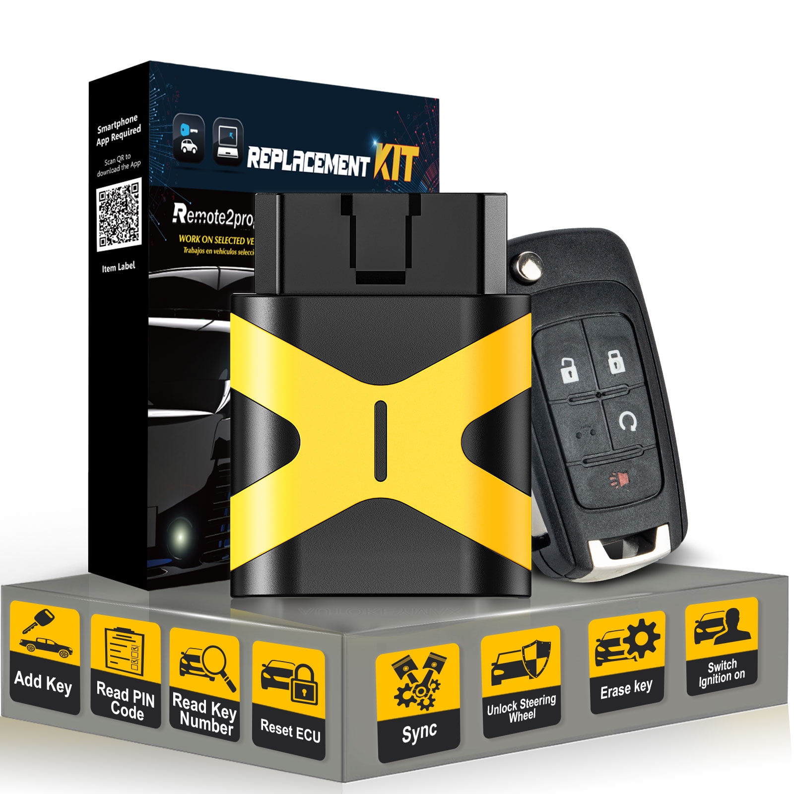 Self Programmable Car Key/Bluetooth/Paring with Smarthphone and ...