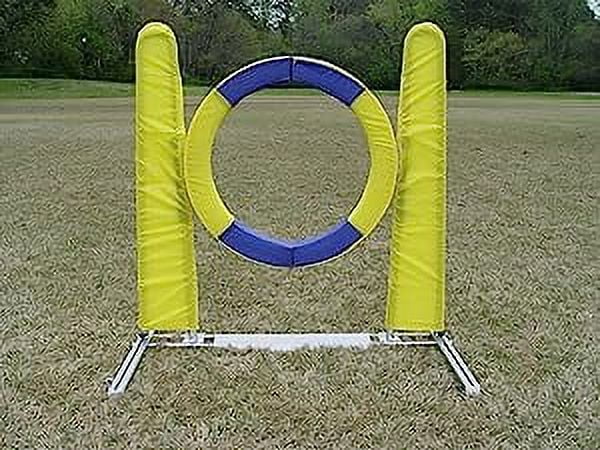 Self-Reset Dog Agility Tire Jump with non-rust aluminum alloy frame ...