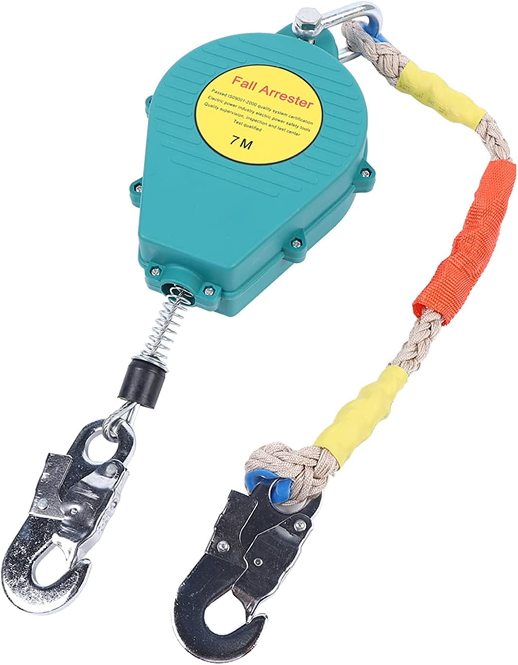 Self Retracting Lifeline, 330lbs Double Brake System Fall Protection ...