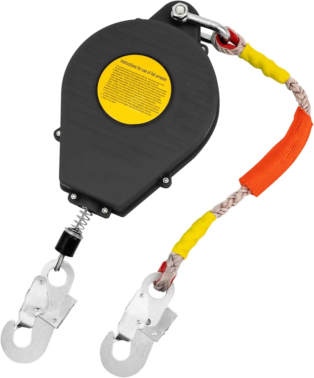 Self Retracting Lifeline, 330lbs Fall Arrester Fall Protection Device ...