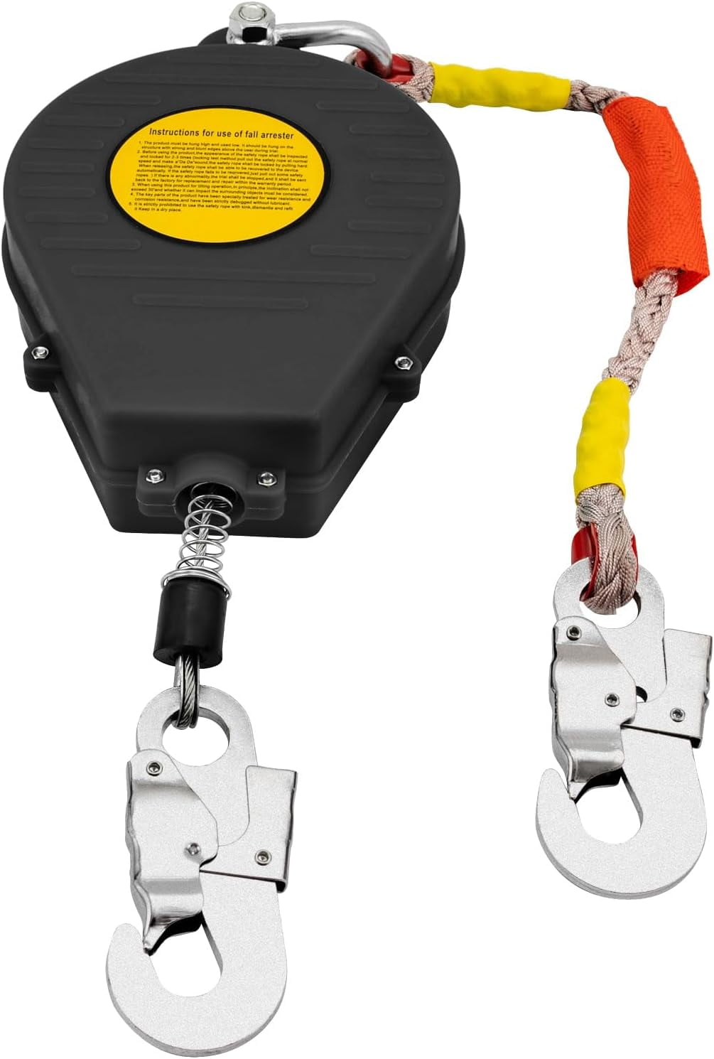 Self Retracting Lifeline, 49.21ft 330lbs Retractable Lanyard Fall ...