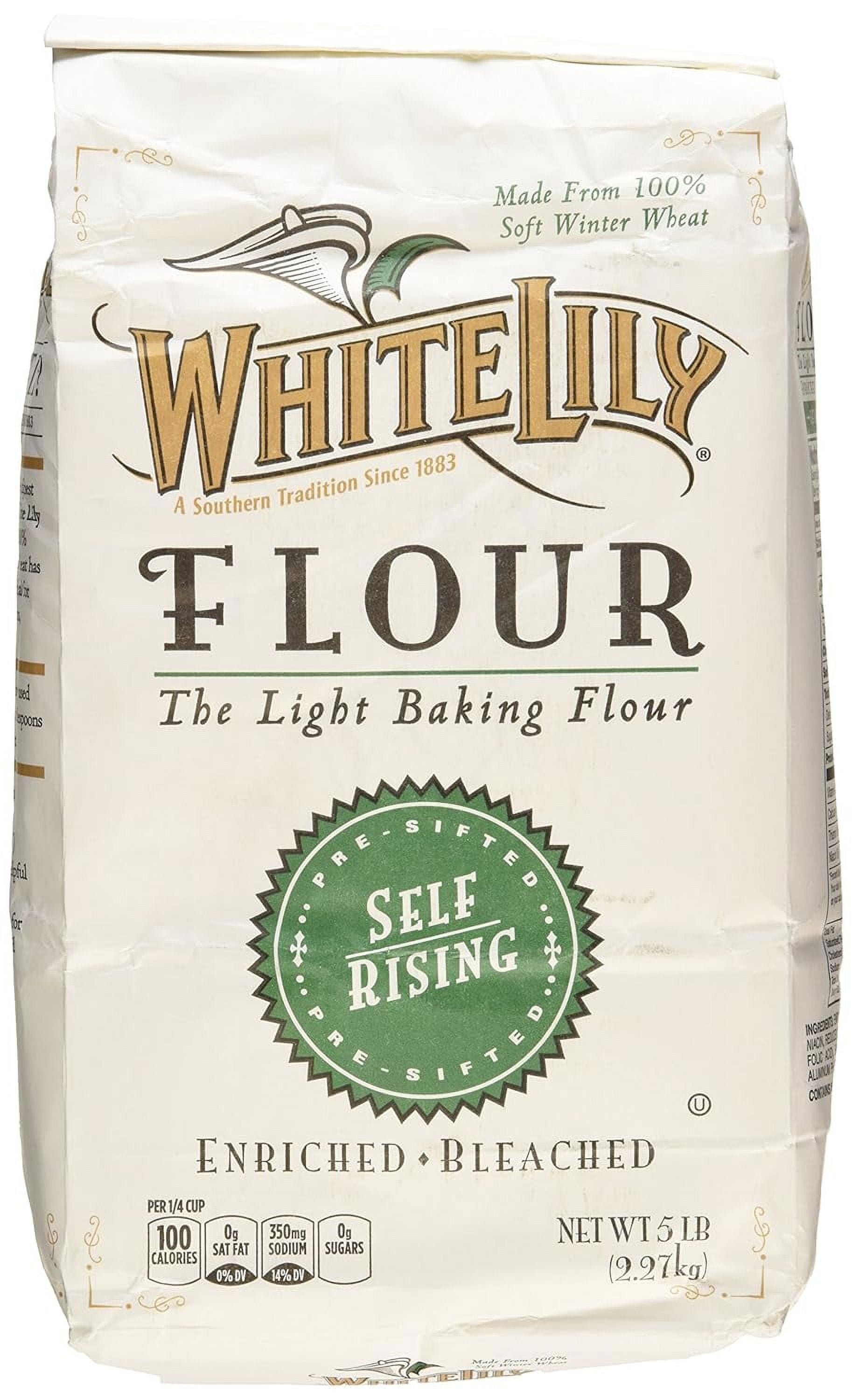 Self Rising Flour, 5-Lb Bags, 2-Pack - Walmart.com