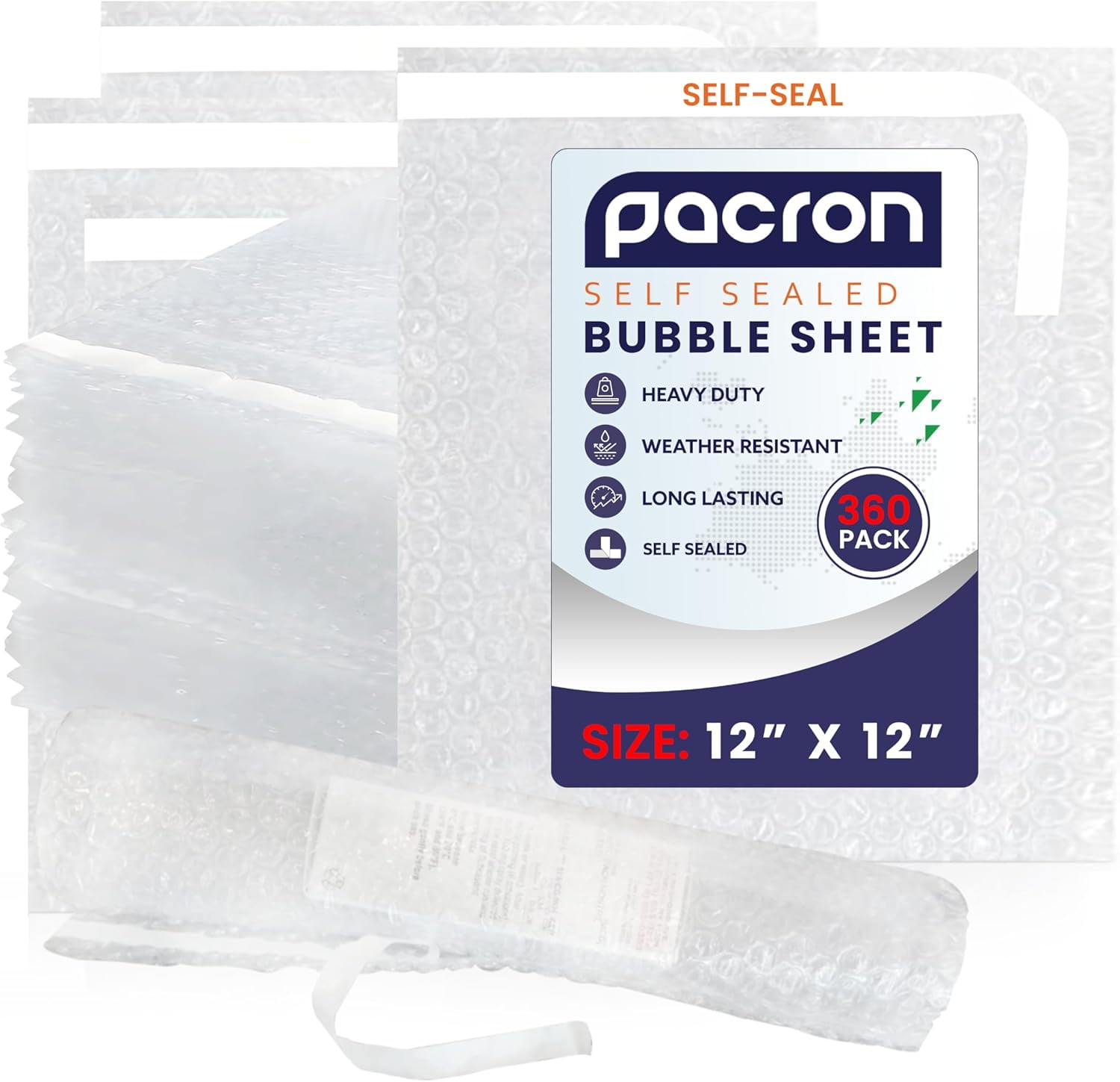 Self-Sealed Bubble Cushioning Wrap – Packing Sheets for Shipping ...