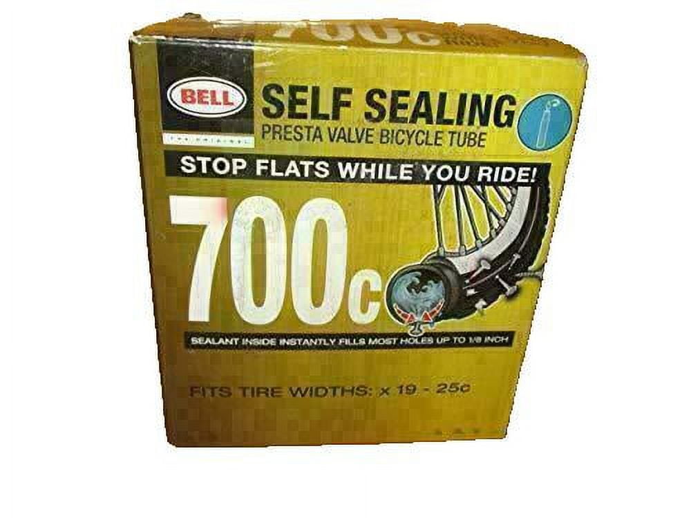 Self Sealing Bicycle Tube 700c Fits Tires Widths 19-25c - Walmart.com