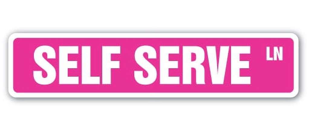 Self Serve Street [3 Pack] of Vinyl Decal Stickers | Indoor/Outdoor ...
