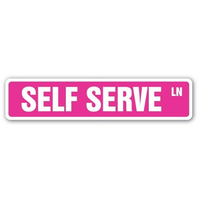 Self Serve Street [3 Pack] of Vinyl Decal Stickers | Indoor/Outdoor ...