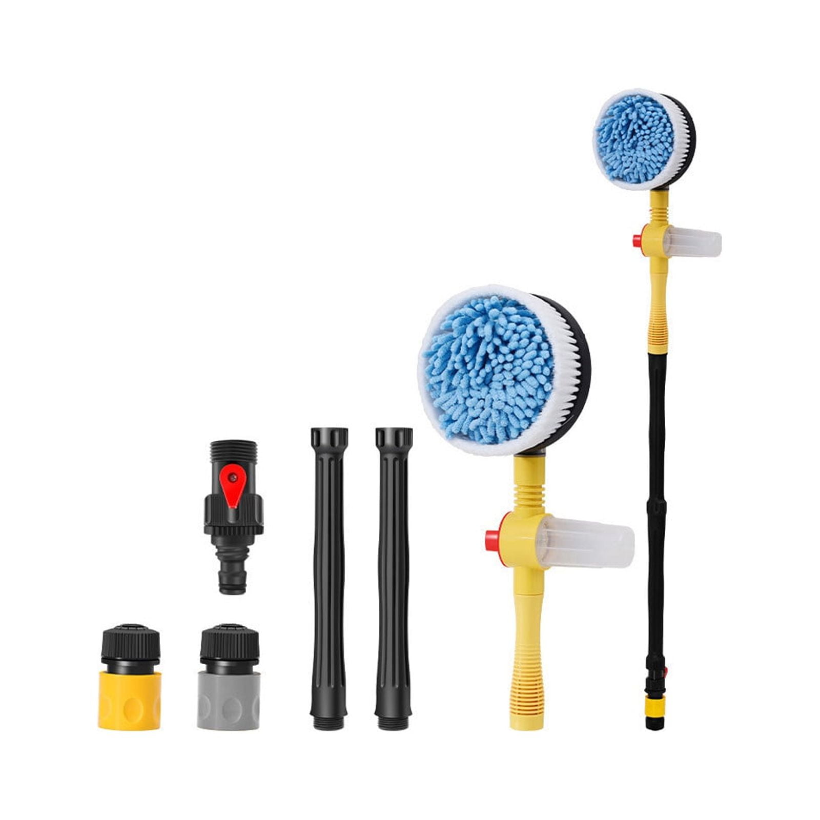 Self-Spinning Wash Mops, High Pressure Water Toy Foam Car Wash Brush ...