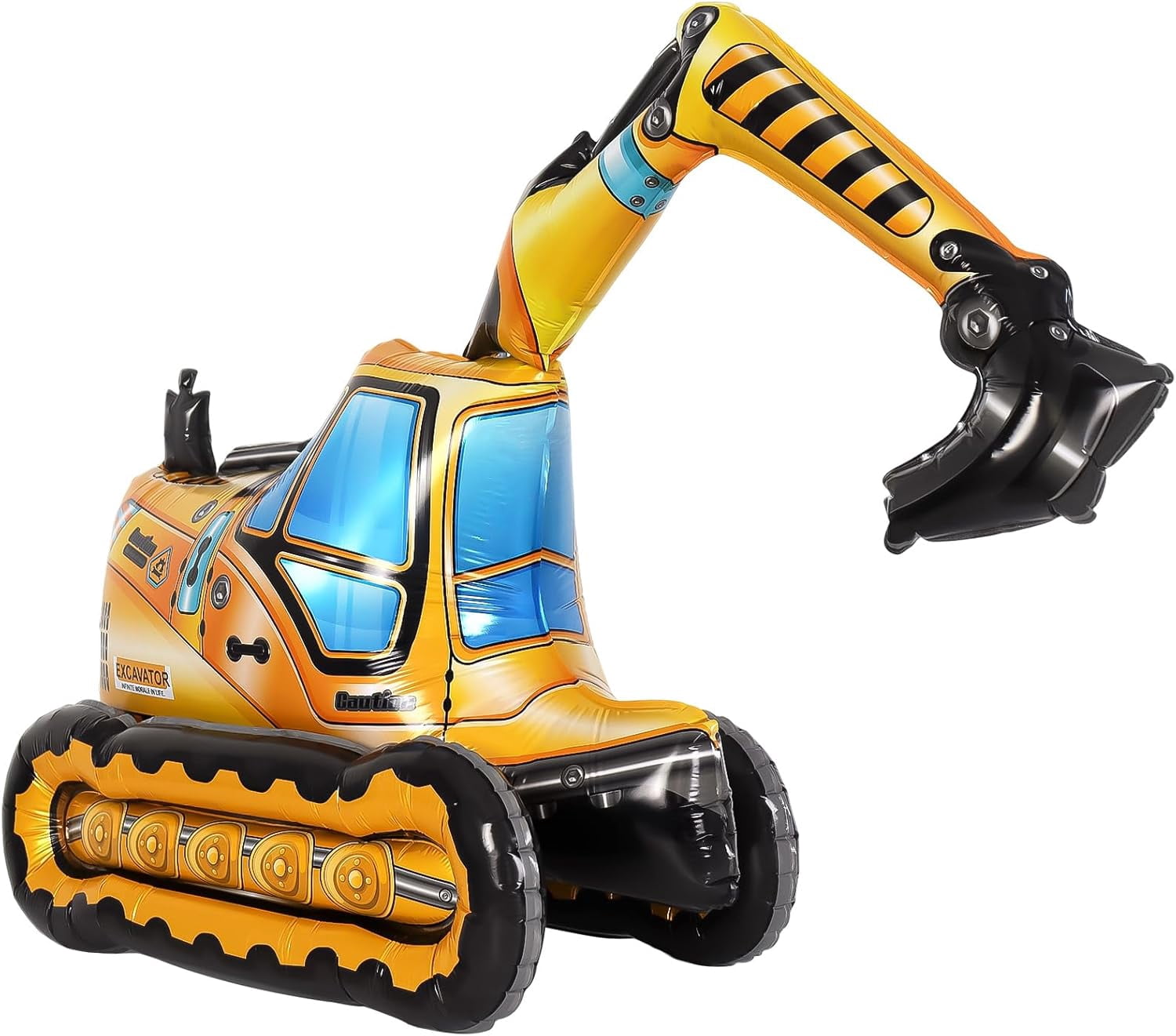 Self Standing 4D Foil Construction Balloon,Large Excavator Balloon ...