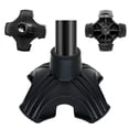 Self-Standing Quad Cane Tip - Replacement Bottom Fits Most Standard ...
