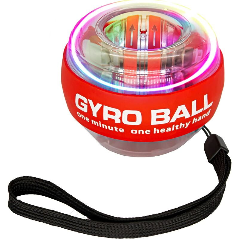 Self-Starting Wrist Gyro Ball, Grip Strengthener, Strength Trainer That ...