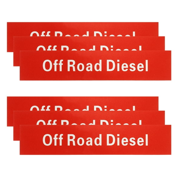 Diesel Fuel Only Stickers
