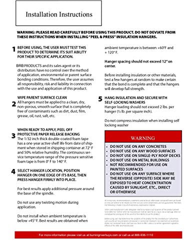 Self-Stick Insulation Hangers 3-1/2" Click to view Size and Quantity ...