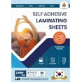 Self Stick Laminating Sheets 8.7 x 12.2 Inches, 4mil, Pack of 20, No ...