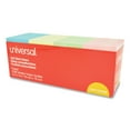 Universal Self-Stick Note Pads, 3" x 3", Pastel, 90-Sheet, 24 Pads/Pack ...