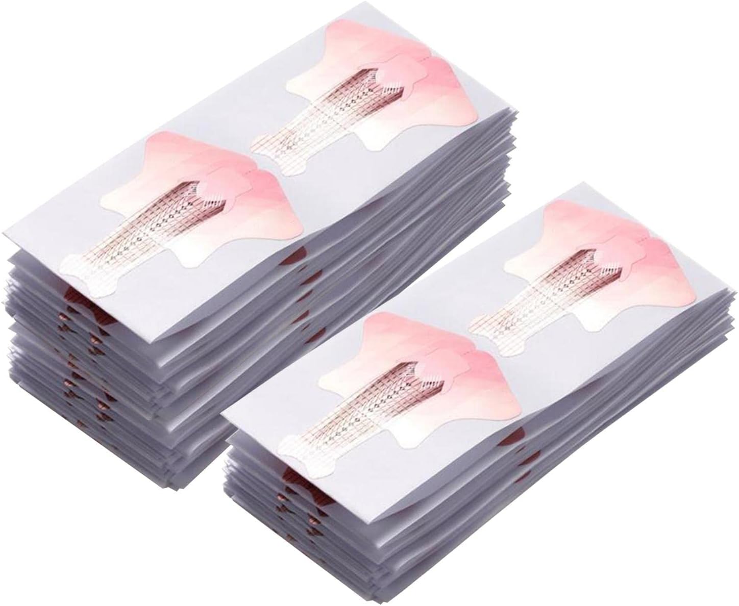 Professional Nail Forms Portable Stickers Durable nails tips Forms with Length Numbers ...