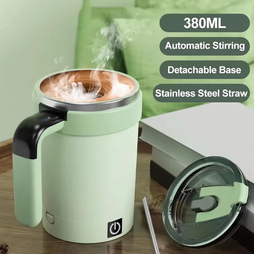 Self-Stirring Coffee Mug 12oz – Electric & Rechargeable with Magnetic ...