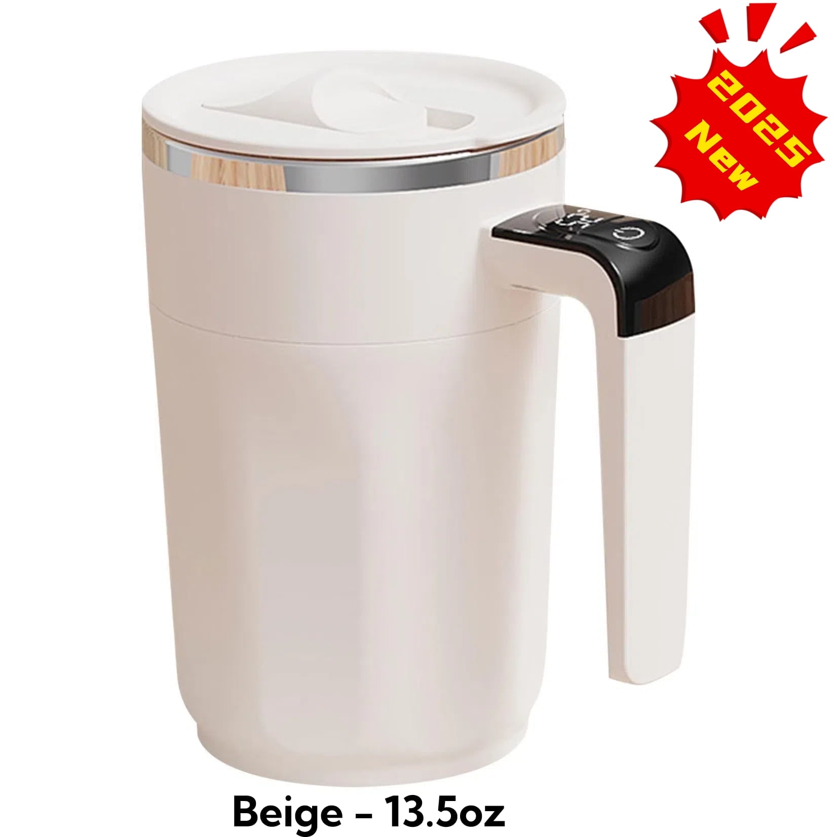 Self Stirring Coffee Mug, Rechargeable Automatic Mixing Cup with LCD ...