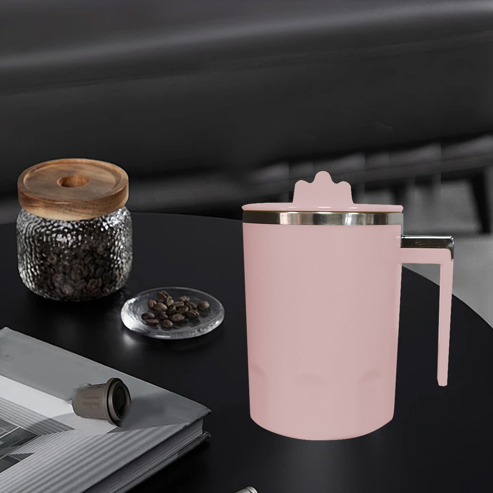 Self Stirring Mug, 3.46*4.52 Inch Automatic Magnetic Electric Coffee ...