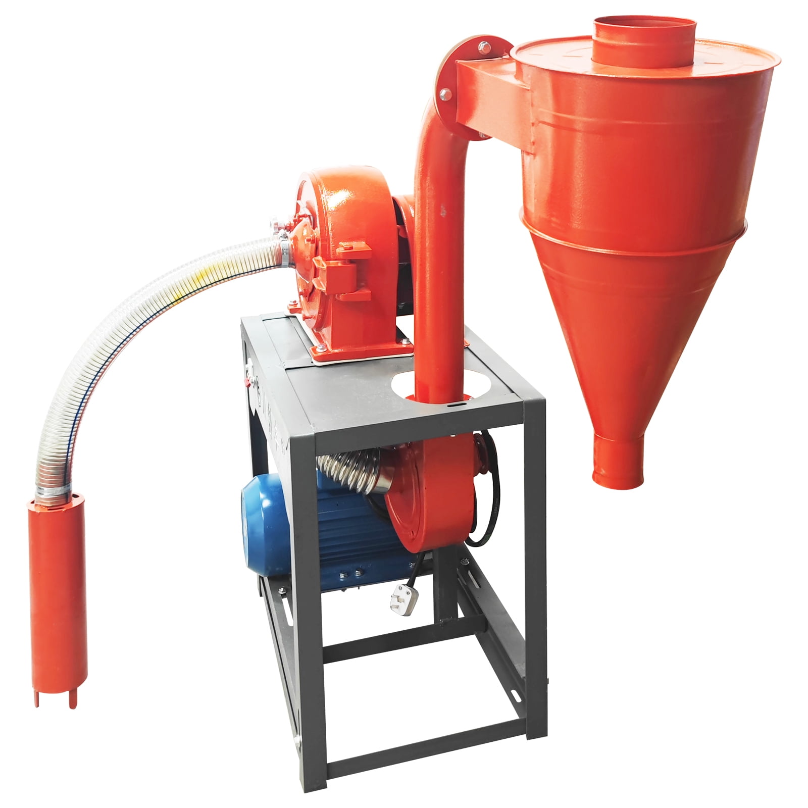 Self Suction Grain Mill Grinder Corn Grain Crusher 220V with 2mm and ...