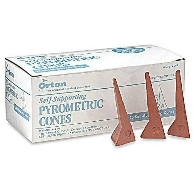 Self-Supporting Cone 06 Pyrometric Cones For Monitoring Ceramic Kiln ...