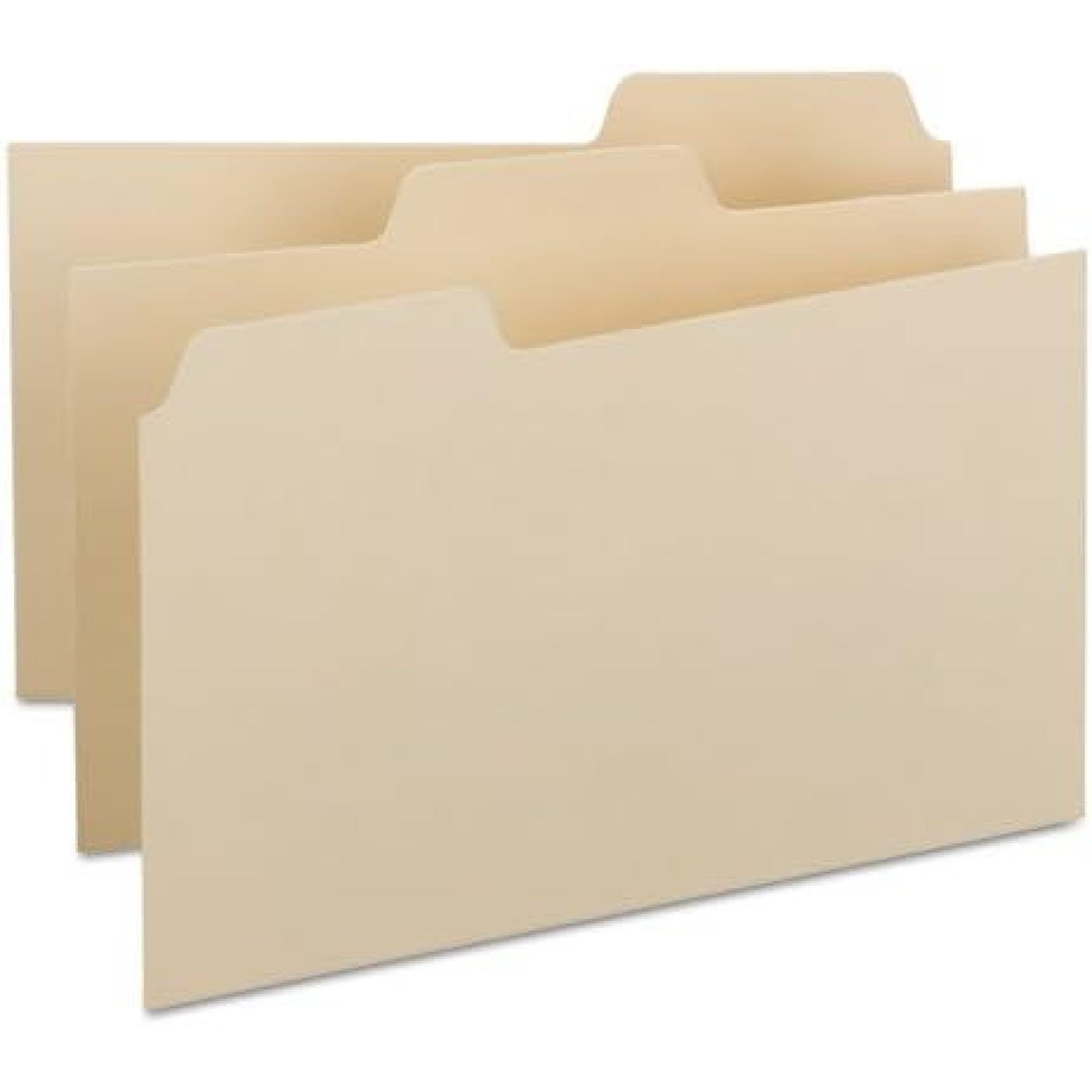Self-Tab Card Guides, Blank, 1/3 Tab, Manila, 5 x 8, 100/Box, Sold as 1 ...