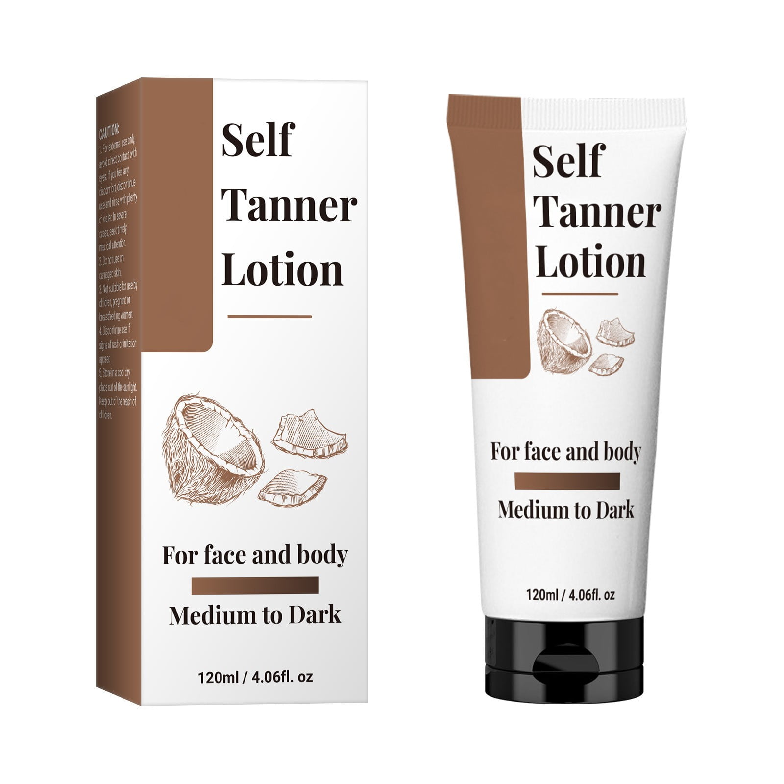 Self Tanner Lotion Natural & Organic Ingredients Face Tanner - Face ...