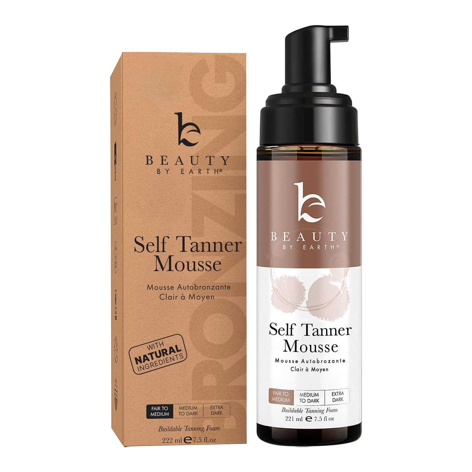 Self Tanner Mousse - Made with Natural & Organic Ingredients, Self ...