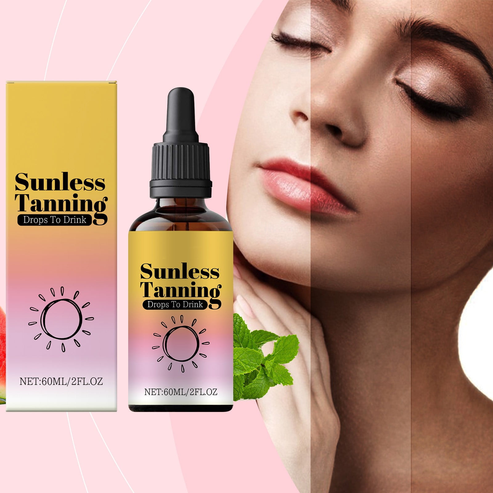 Self Tanning Drops For Natural Quick Tanning Of The Face And Body ...