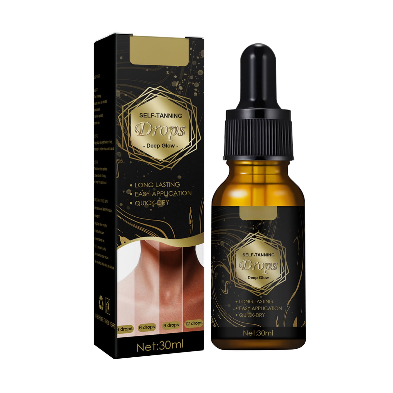 Self-Tanning Drops, Sunless Tanner, Promotes Skin Health, Beauty Skin ...