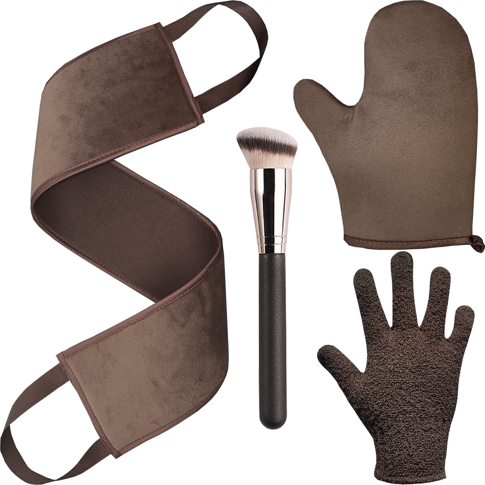 Walmart Self Tanning Kit: Velvet Mitt, Back Applicator, Exfoliating ...