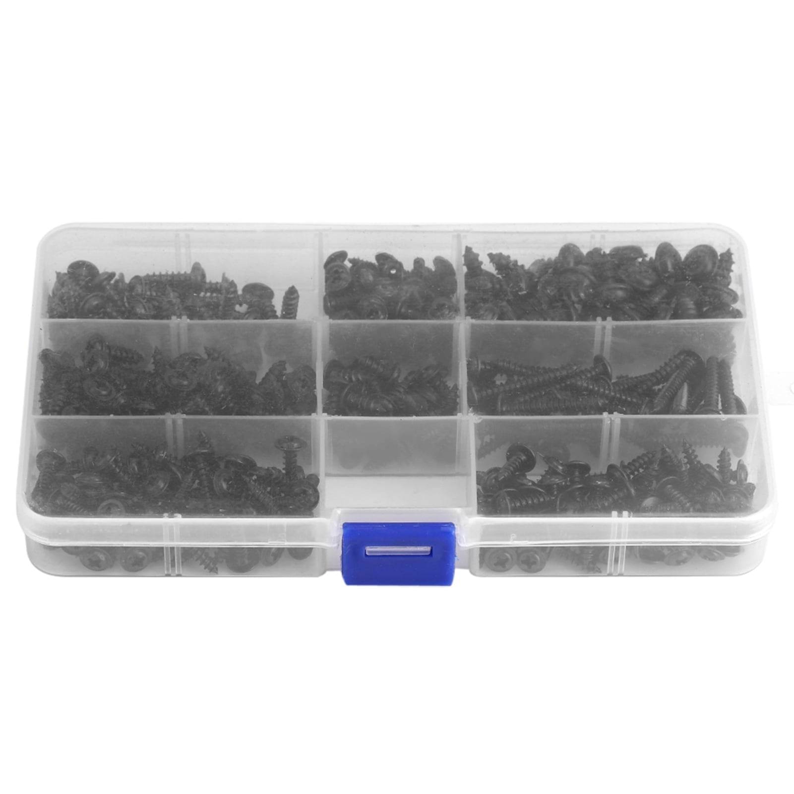 Self Tapping Screws -340Pcs Flange Self Tapping Screws Bolt Head Black ...