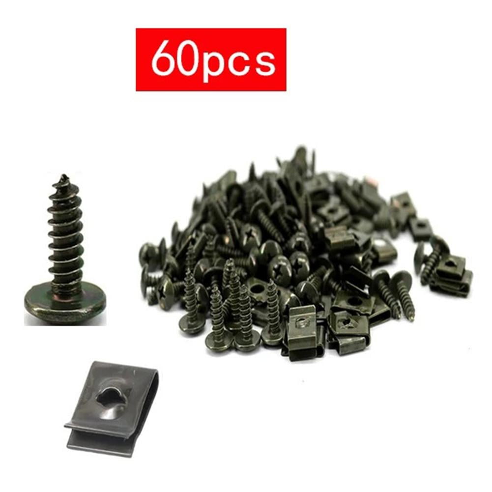 Self Tapping Screws Metal Fastener Clip for Car Motorcycle U-Type Clip ...
