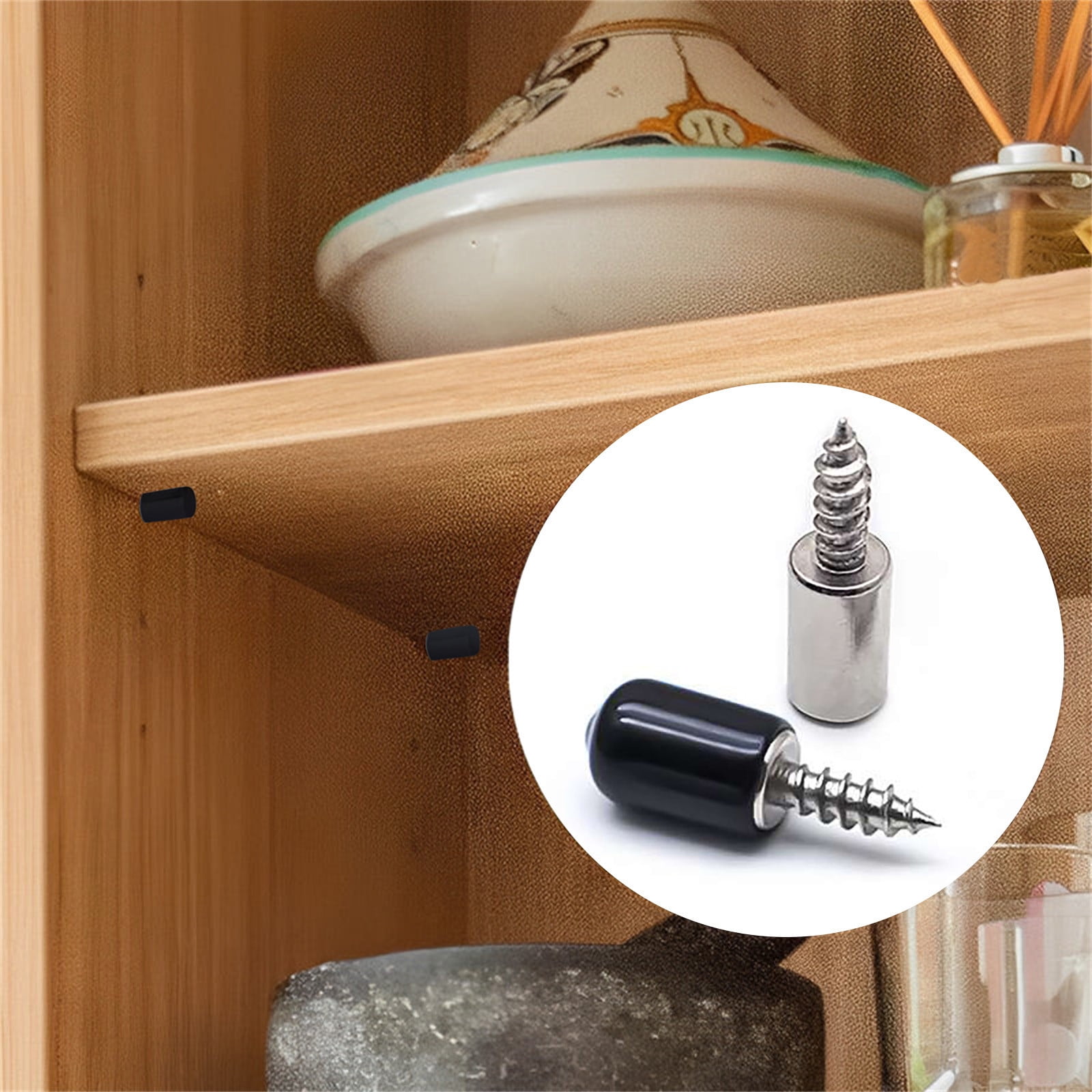 Self Tapping Shelf Support Screws, 10-Pack Laminate Board Brackets ...