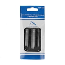 Self Threading Needles - Stainless Steel, 30PCS, for Sewing Mending DIY ...