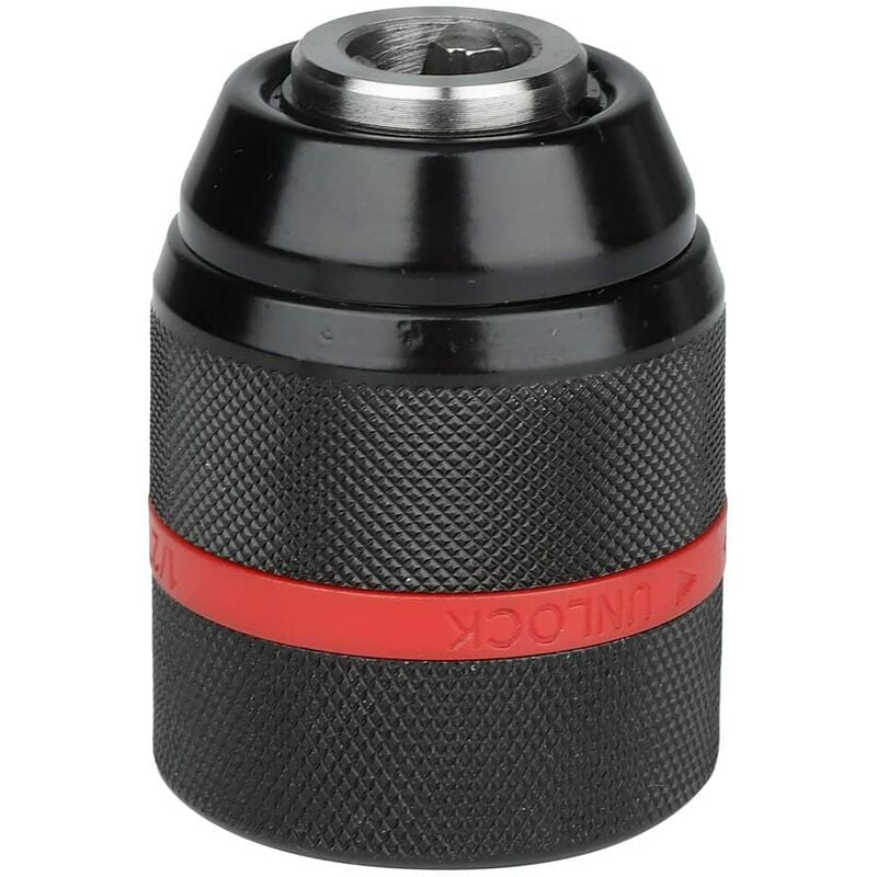 Self-Tightening Drill Chuck, Keyless Hand Drill Chuck, 13mm Multi-Quick ...