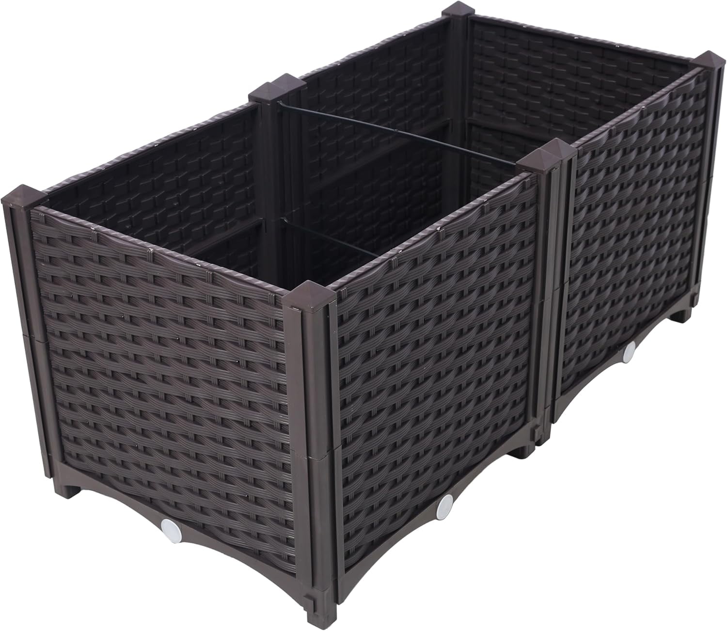 Self-Watering Deep Raised Garden Bed Planters for Vegetables and Herbs ...