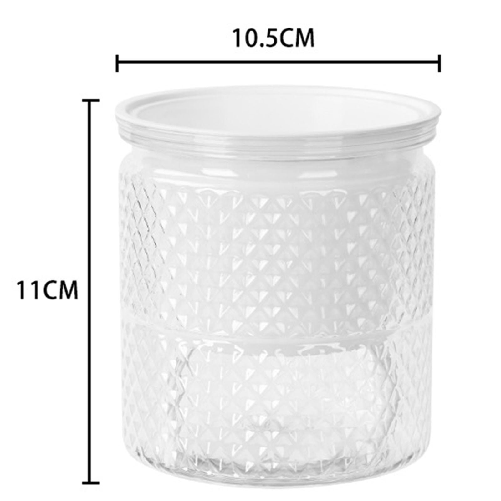 Self Watering Flower Pot Fish Tank Transparent Plastic Plant Pots Mini ...