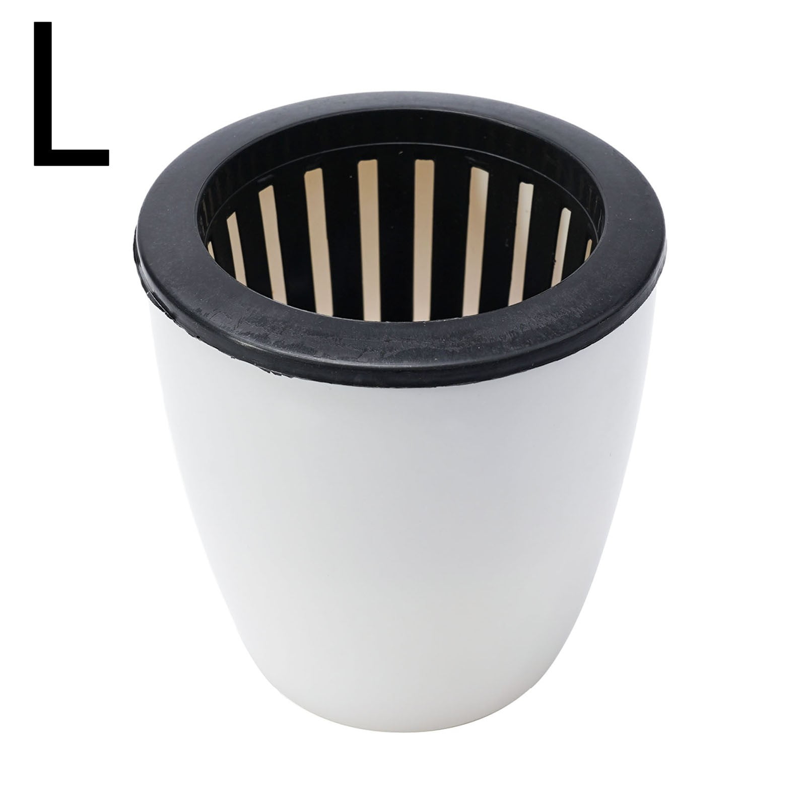 Self-Watering Flower Pot Plastic Imitation Porcelain Planter with Inner ...