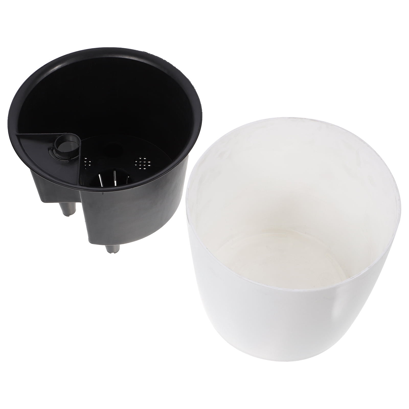 Self Watering Flower Pot with Water Level Indicator Modern Decorative ...