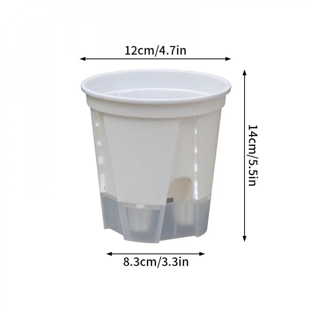 Self Watering Plant Pot Water Storage Flower Pots Garden Lazy Plant Pot ...