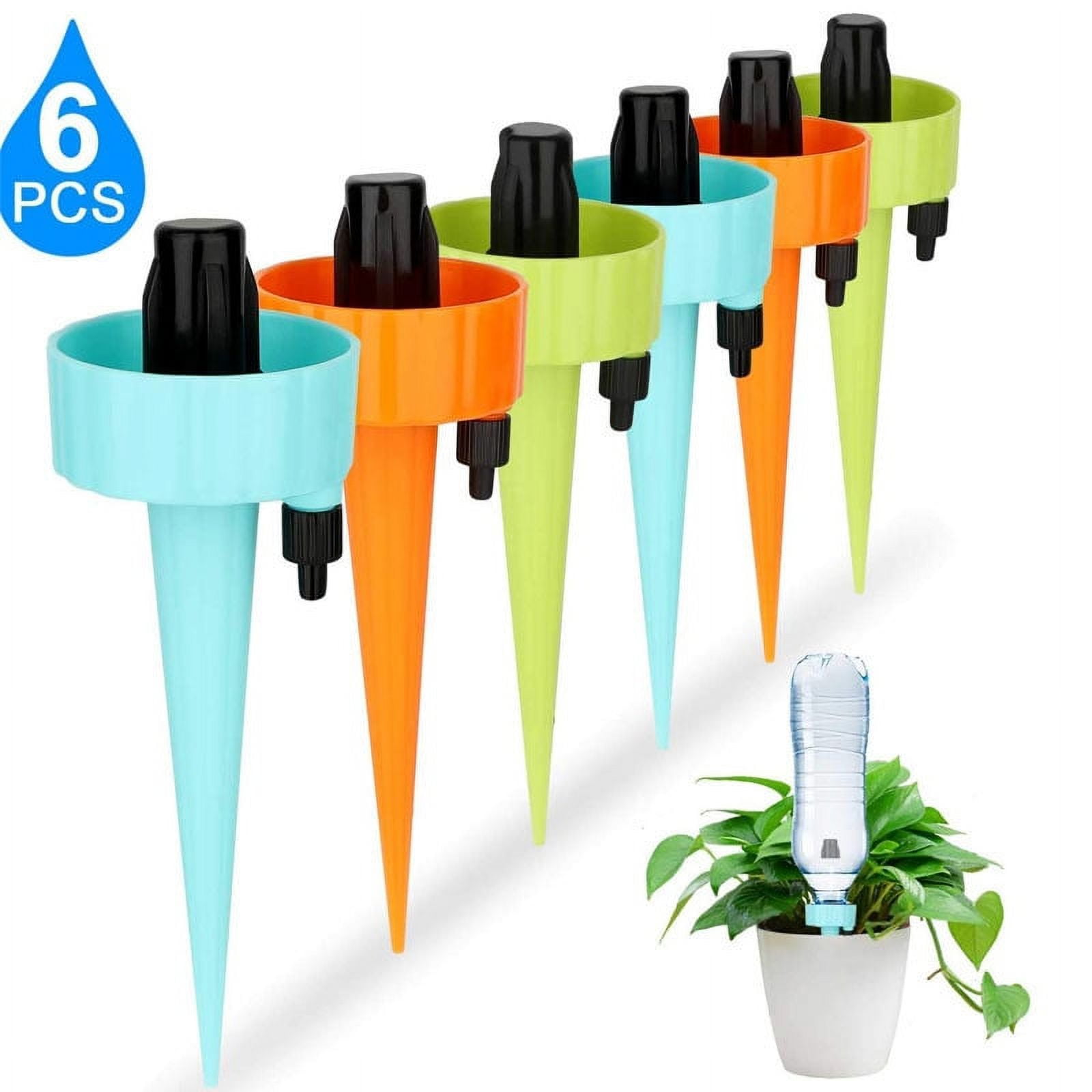 Self Watering Plant Spikes System | Automatic Vacation Dripper Stakes ...
