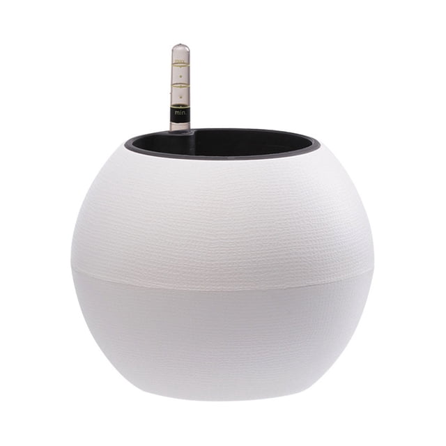Self Watering Planter Flower Pot With Level Indicator for indoor and ...