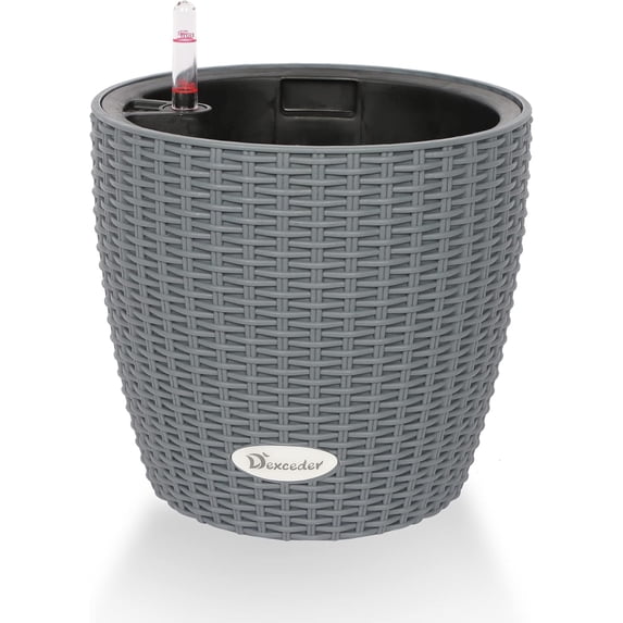 Self Watering Planter Indoor Outdoor, Inner Pot Design, Thickened Table ...