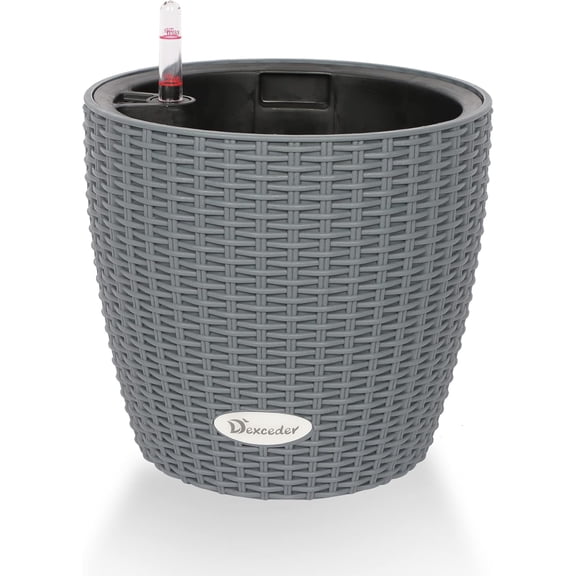 Self Watering Planter Indoor Outdoor, Inner Pot Design, Thickened Table ...