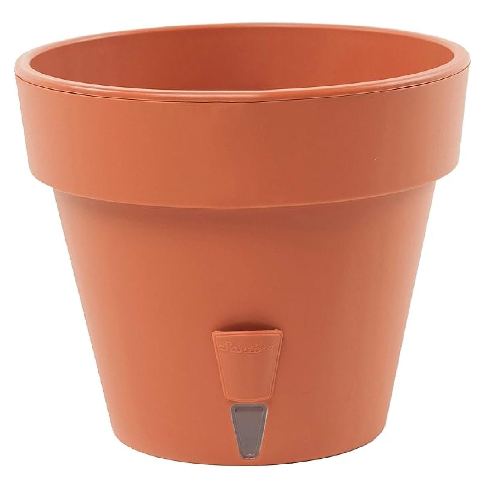 Self Watering Planter Latina 6.9 Inch Terracotta Indoor/Outdoor Flower ...