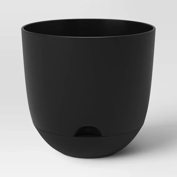 Self-Watering Plastic Indoor Outdoor Planter Pot - Walmart.com