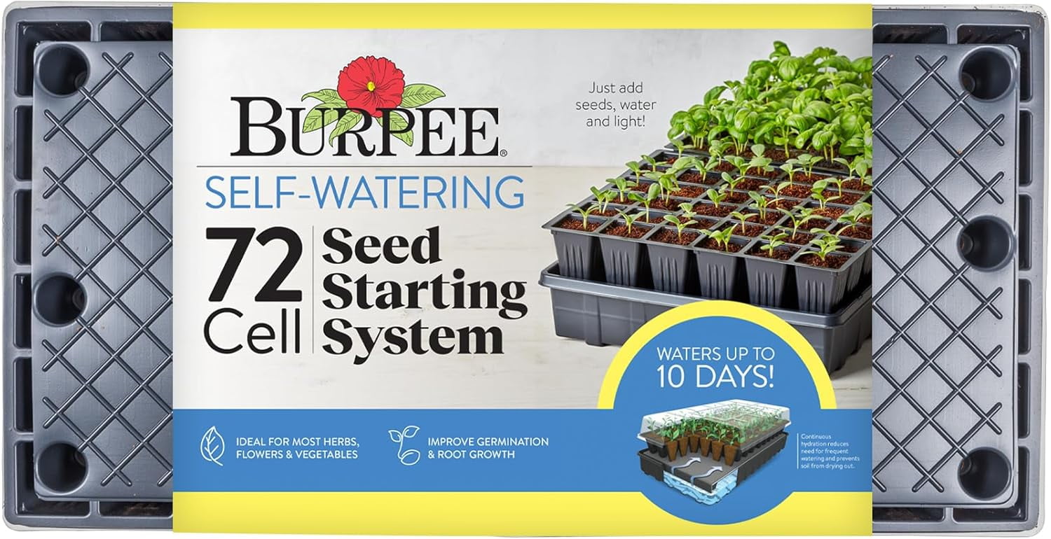 Self-Watering Seed Starter Tray, 72 Cells 1 Kit (72 Cells) - - Walmart.com