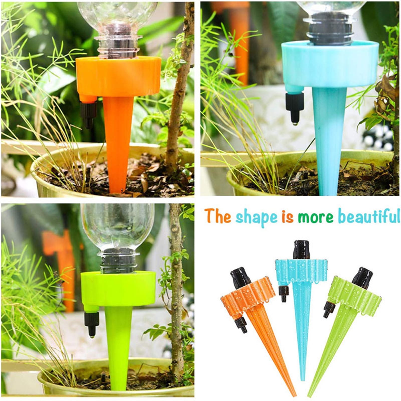 Self-Watering Spikes,Drip Indoor Rate Drip Plant Spikes Slow 6pcs Auto ...